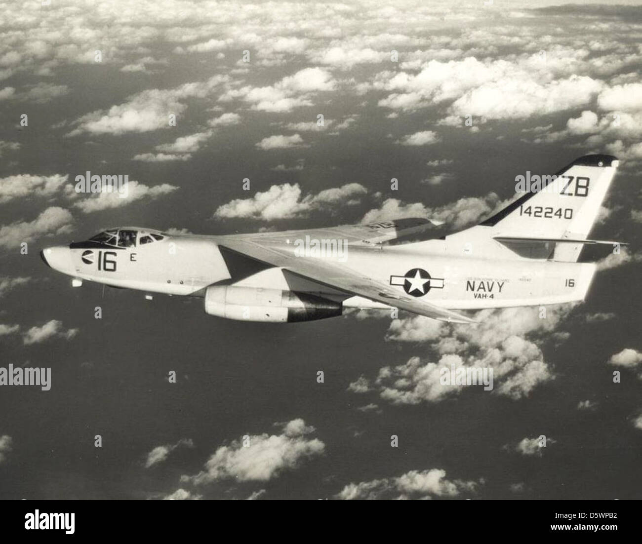 Douglas A3D-2 "Skywarrior" of VAH-4, redesignated VAQ-131 Stock Photo ...