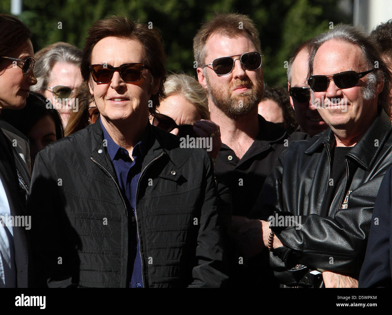 Paul McCartney, Neil Young Paul McCartney Honored with a star on The ...