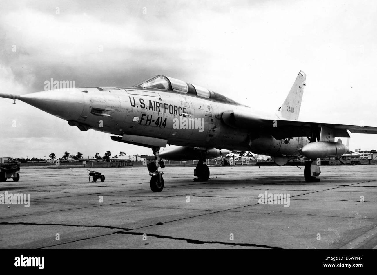 The Republic F-105F Thunderchief, a variant of the F-105, was used by ...
