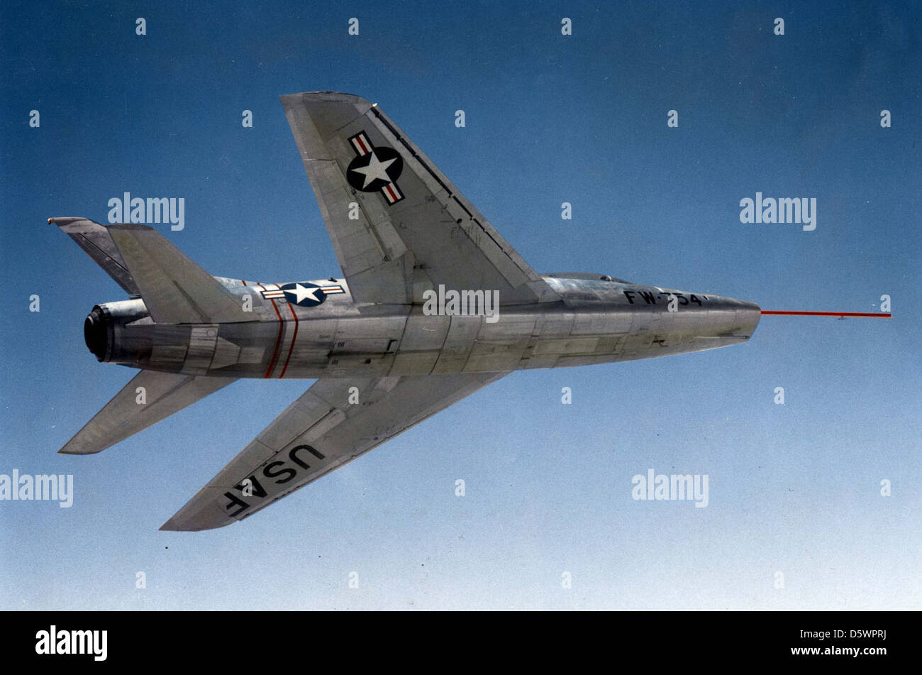 The North American YF-100 Super Sabre was a prototype jet fighter ...