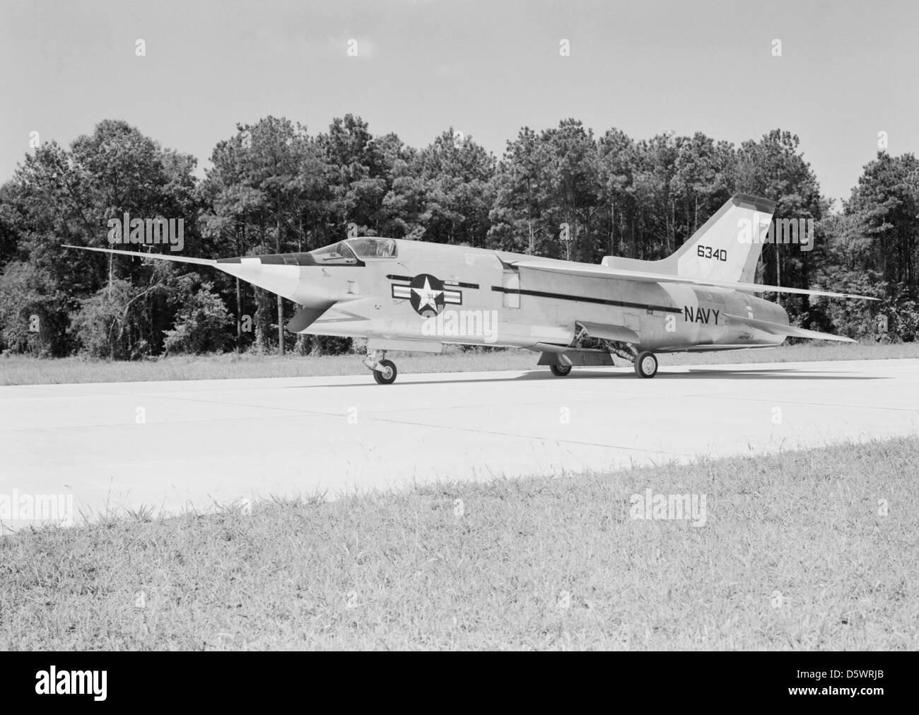 The Vought XF8U-3 Crusader III, tested at Wallops Island on September ...