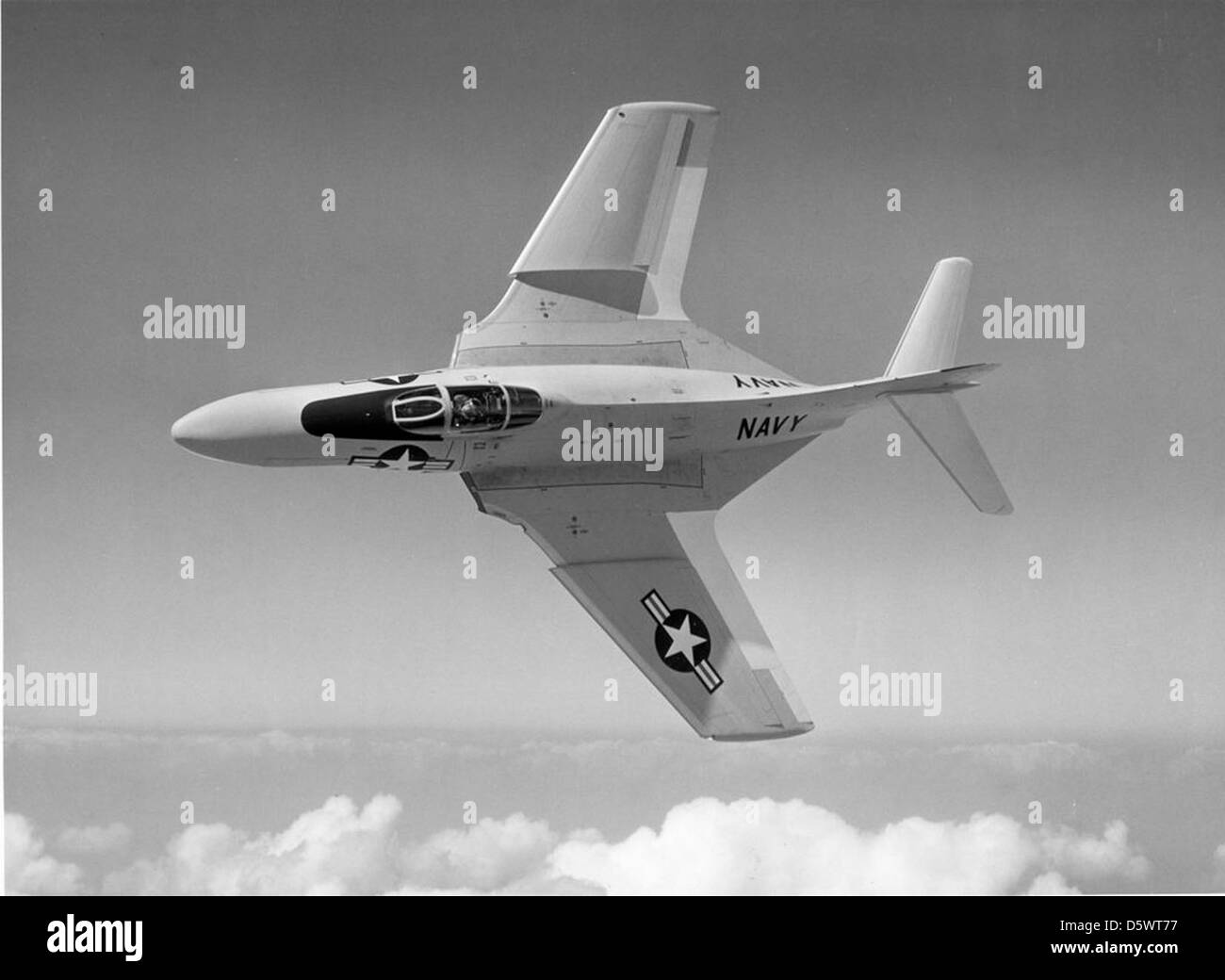 The Grumman F9F Cougar was a carrier-based jet fighter used by the U.S ...