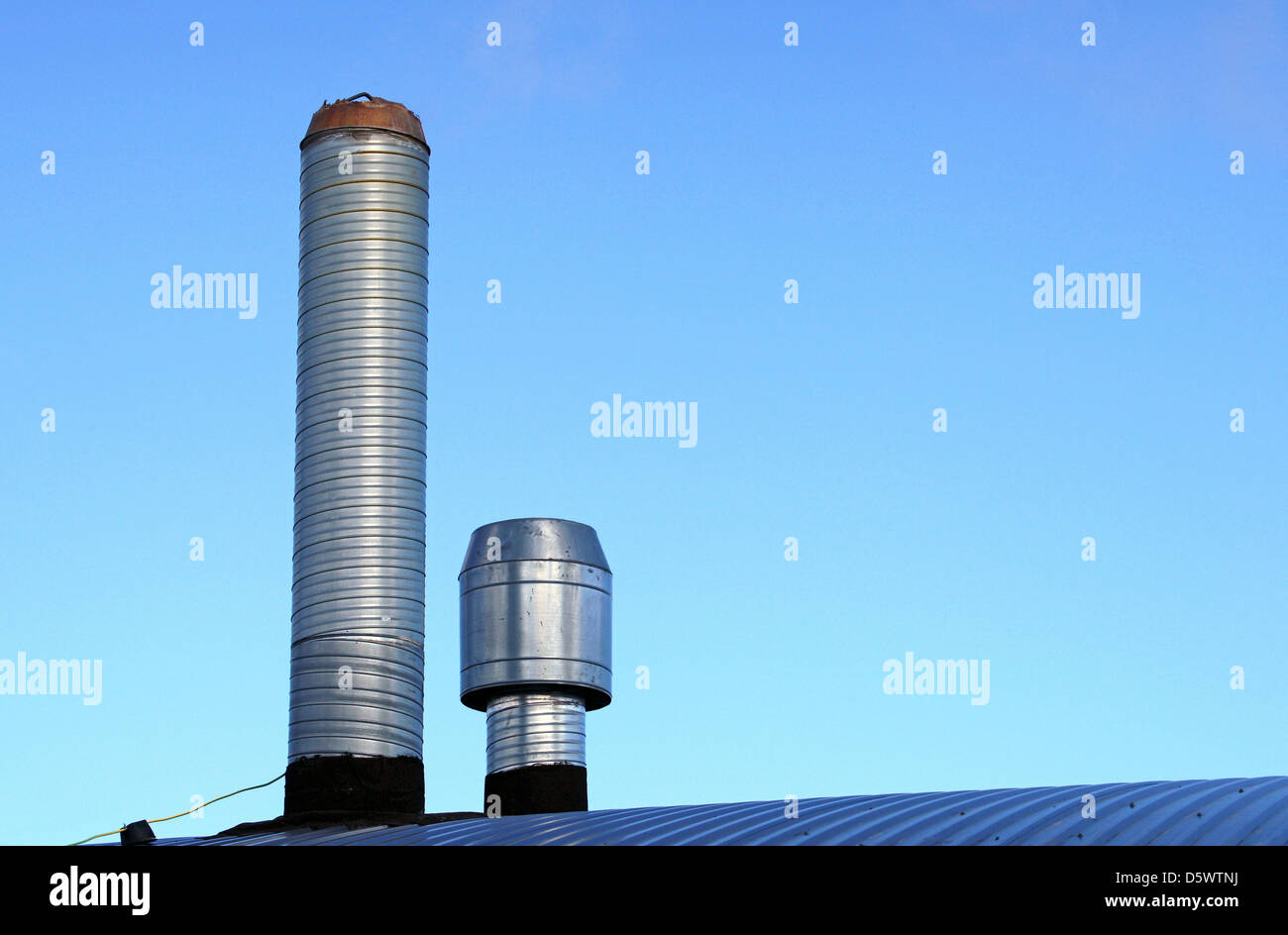 The stream of fresh air acts from a roof Stock Photo - Alamy