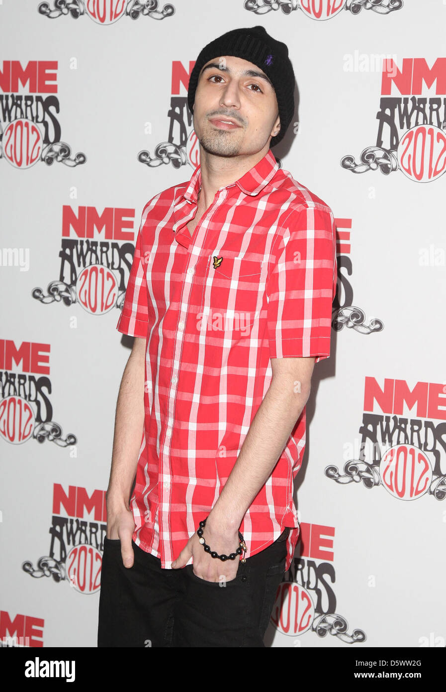 Adam Deacon The NME Awards 2012 held at The Brixton Academy -Arrivals ...