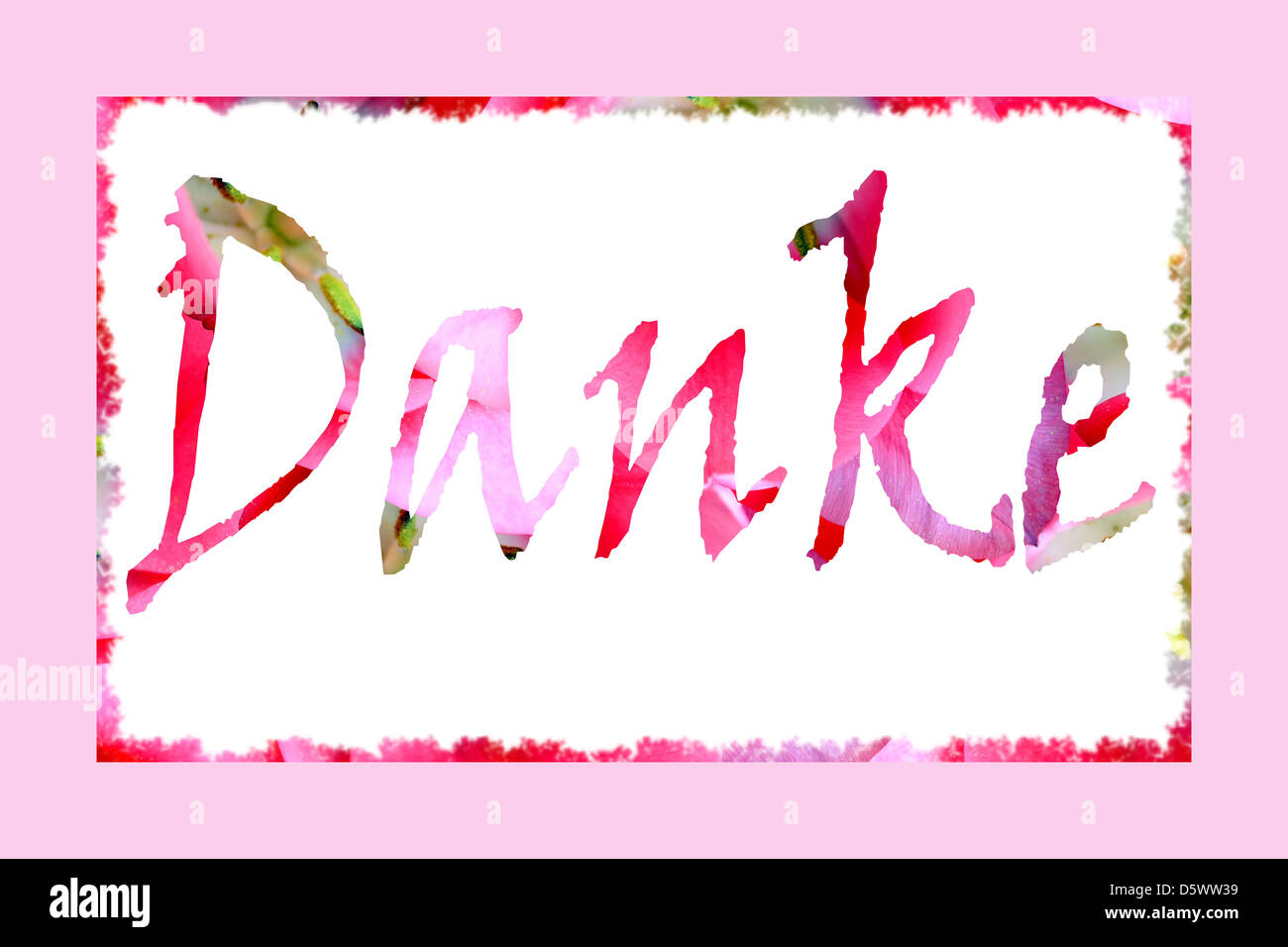 Danke postkarte hi-res stock photography and images - Alamy