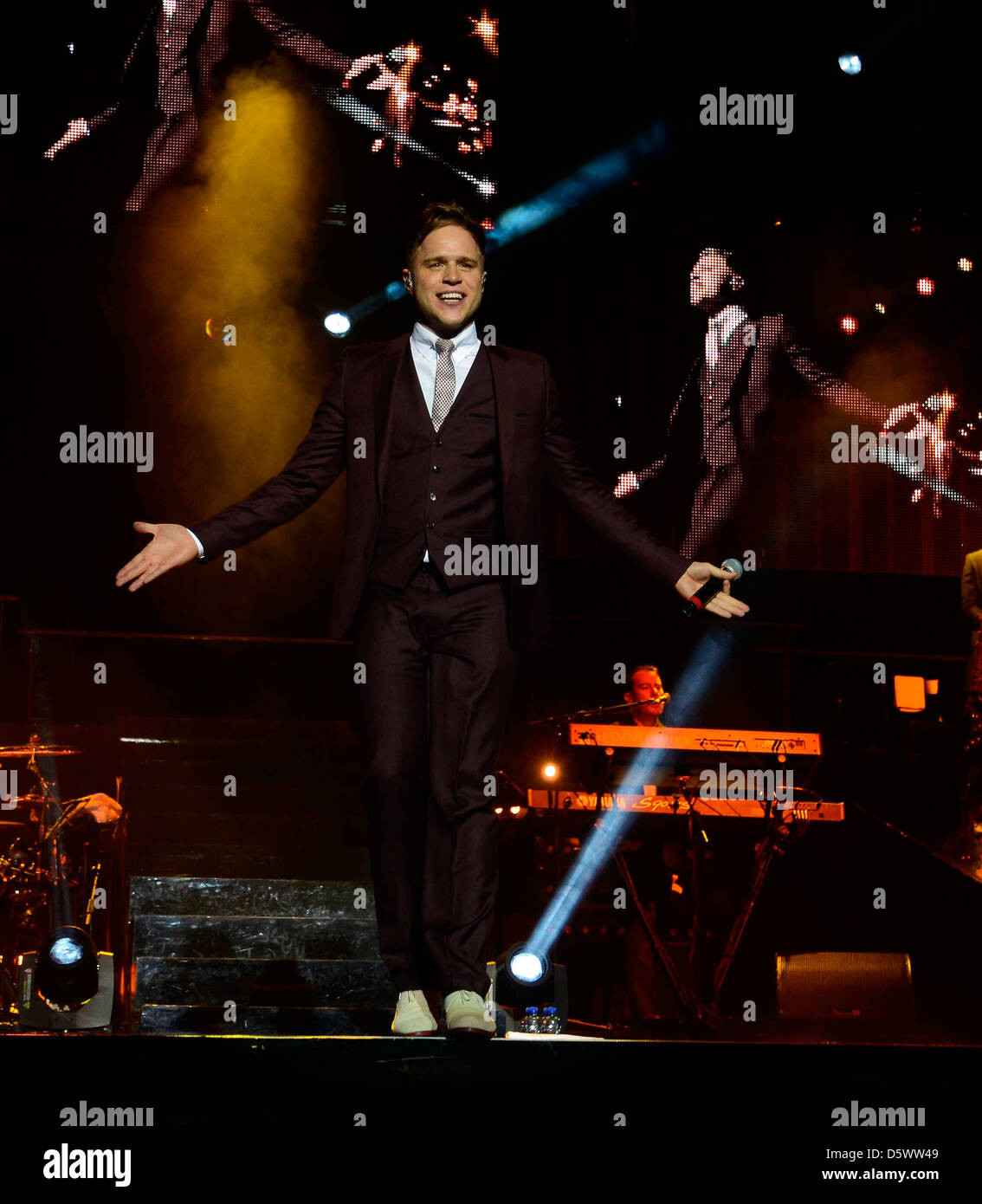 Olly Murs performs at The O2 Arena Dublin, Ireland Stock Photo - Alamy