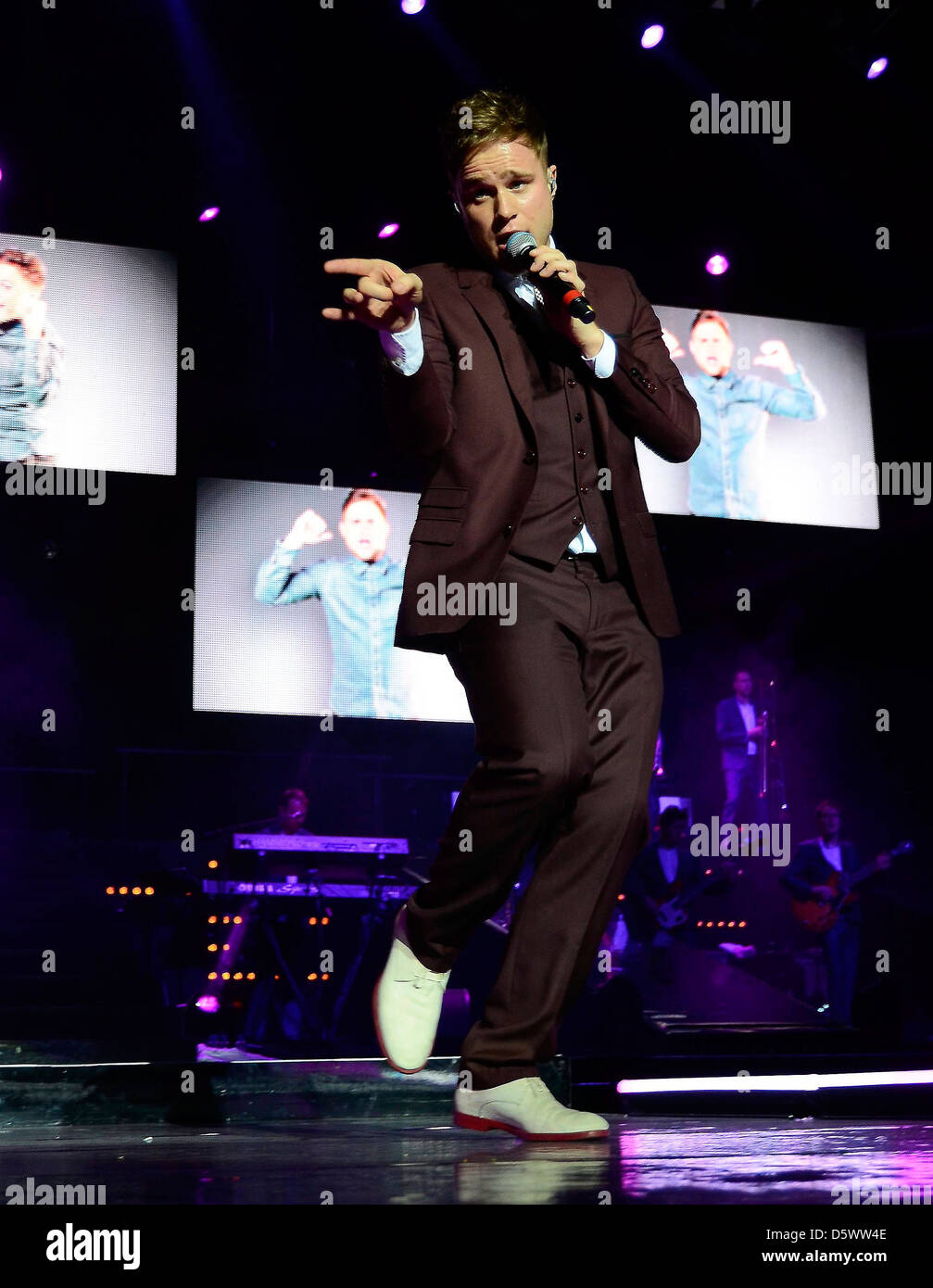 Olly Murs performs at The O2 Arena Dublin, Ireland Stock Photo - Alamy