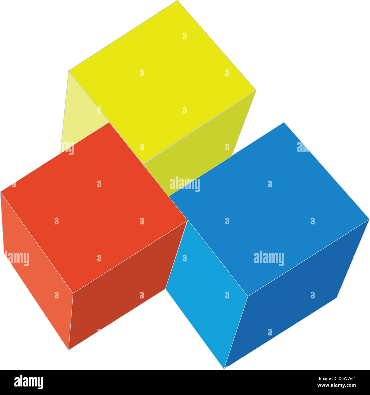 Cubes of color hi-res stock photography and images - Alamy