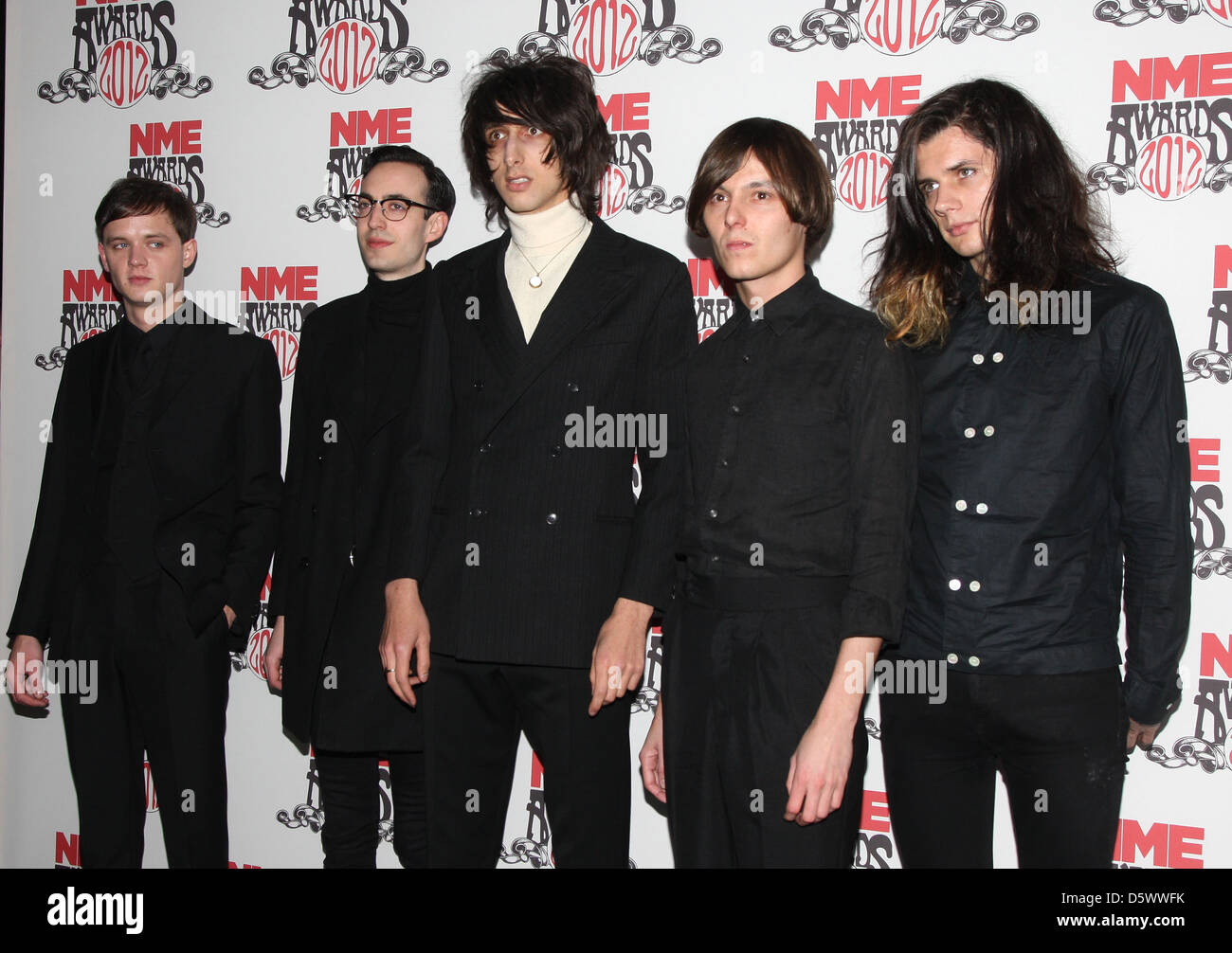 The Horrors The NME Awards held at The Brixton Academy -Arrivals London ...