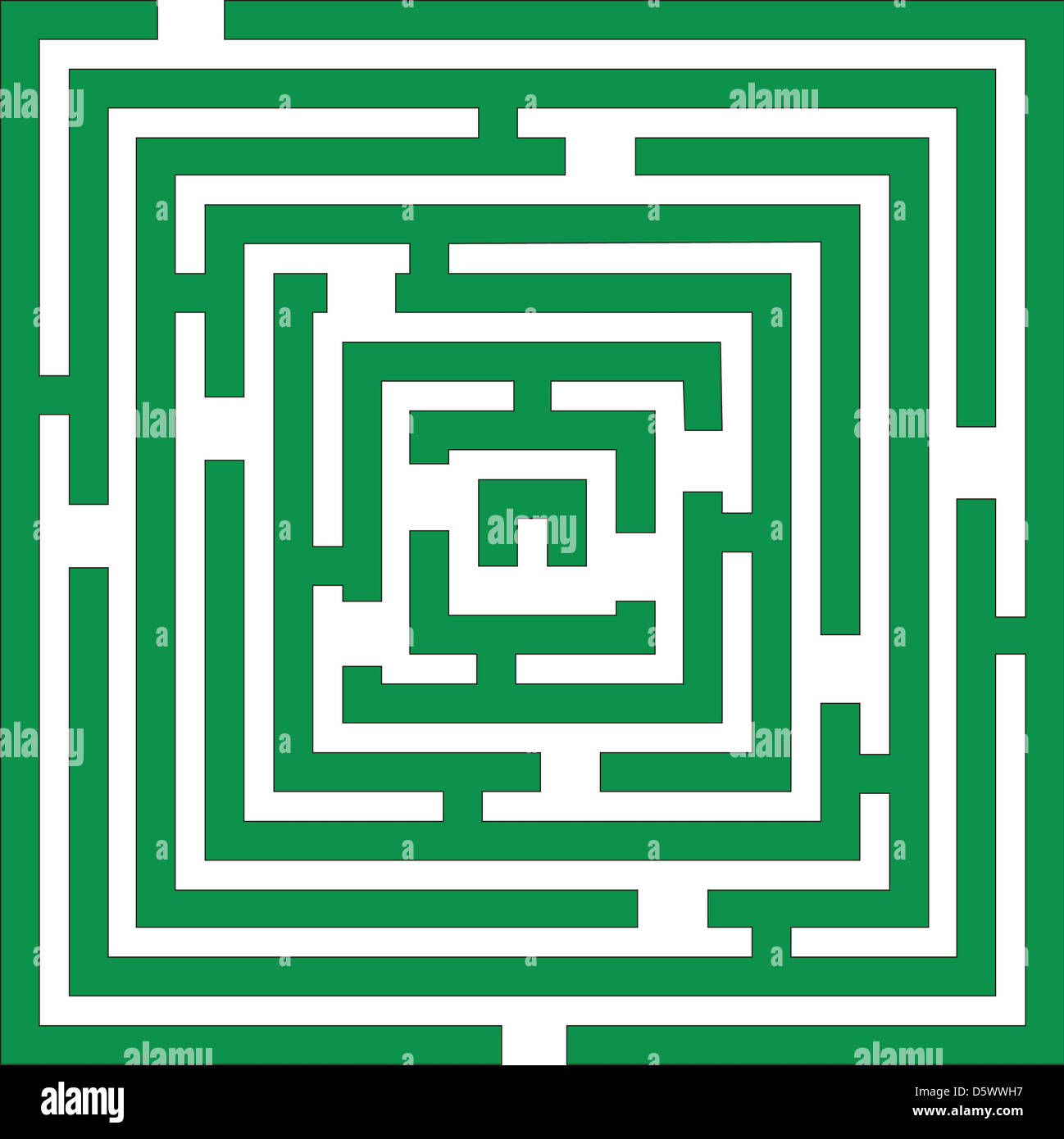 Maze 01 color Stock Photo - Alamy