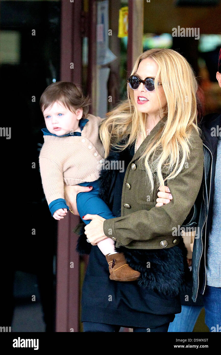 Rachel Zoe and her son Skyler Berman are seen out and about in Beverly ...