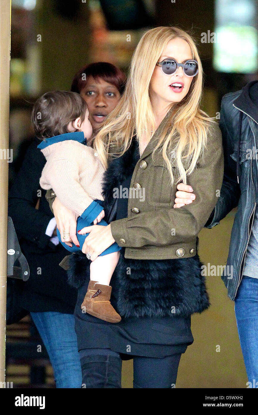 Rachel Zoe and her son Skyler Berman are seen out and about in Beverly ...