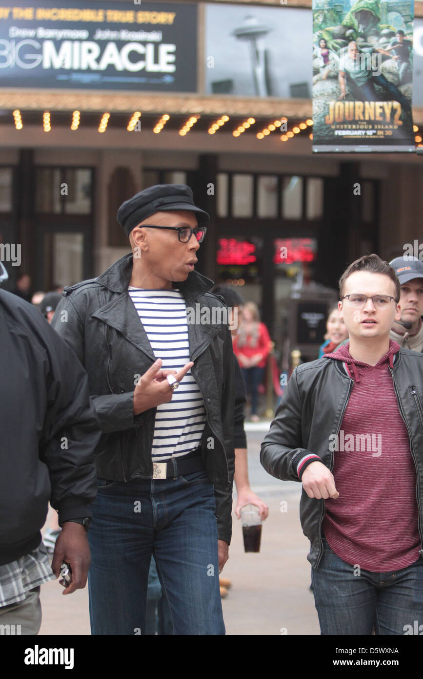 Drag Queen and television personality RuPaul (real name Andre Charles ...