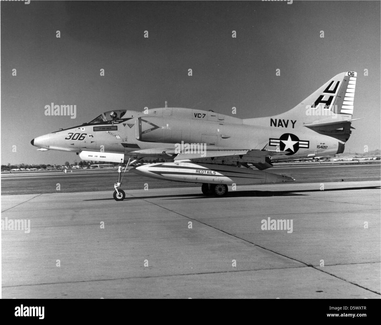 The Douglas A-4F Skyhawk, a carrier-capable attack aircraft, was an ...