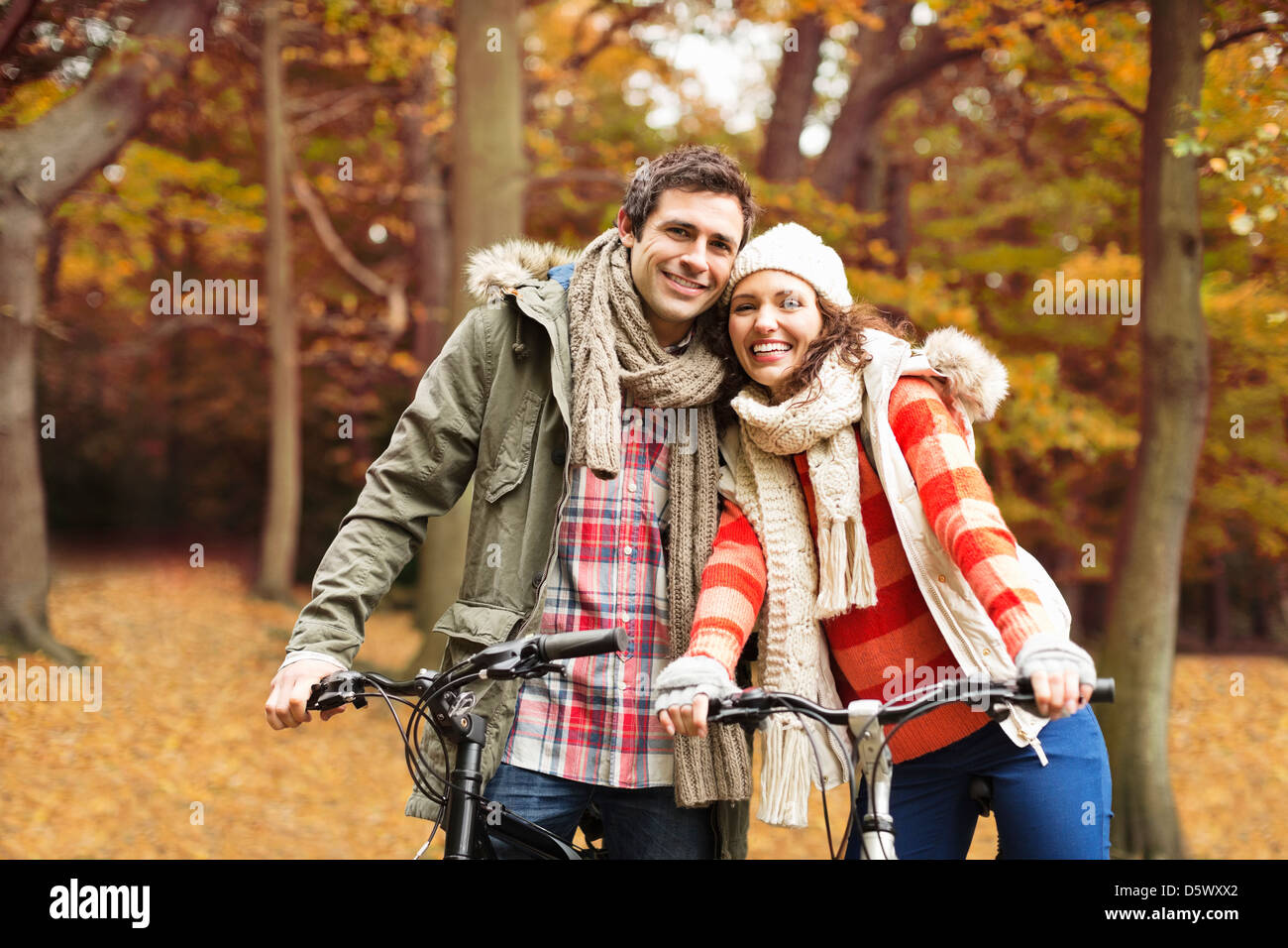 Boyfriend girlfriend cycle together hi-res stock photography and images ...