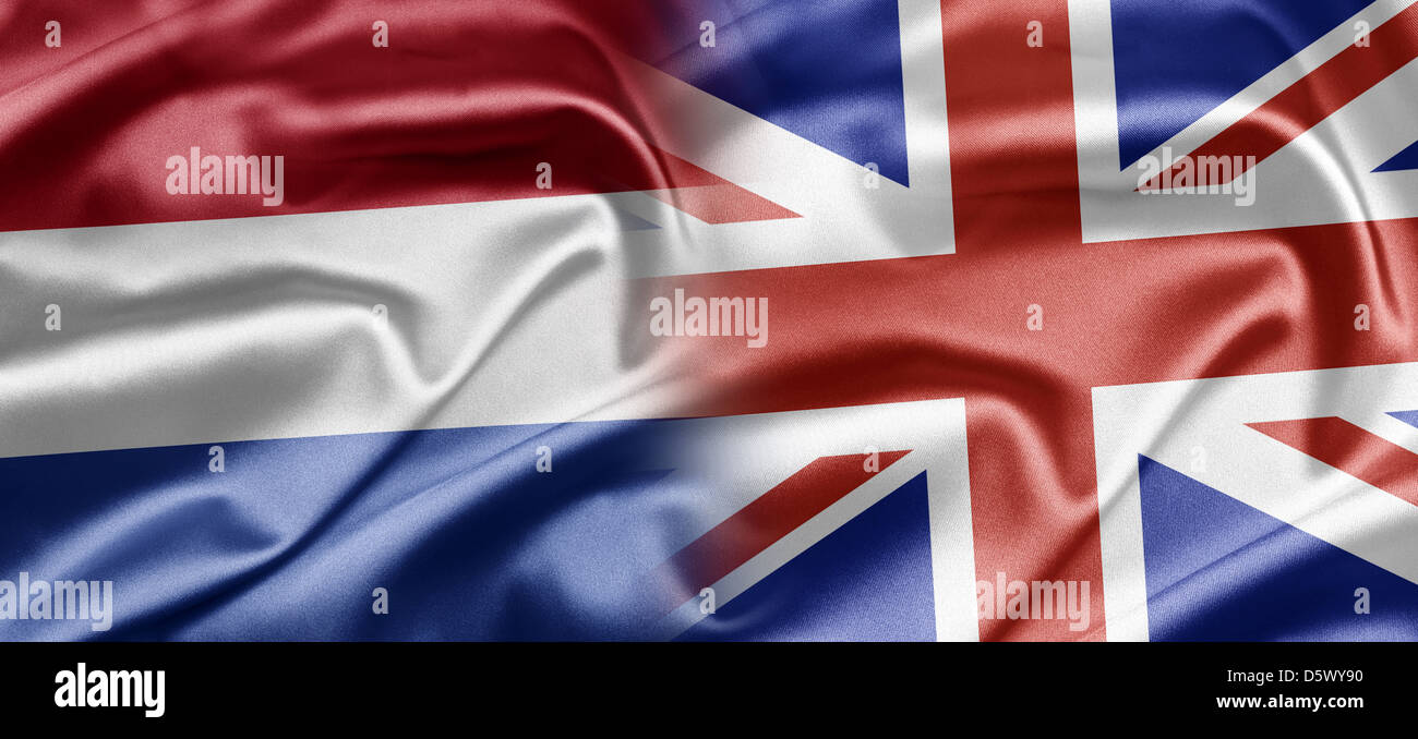 Netherlands england flag hi-res stock photography and images - Alamy