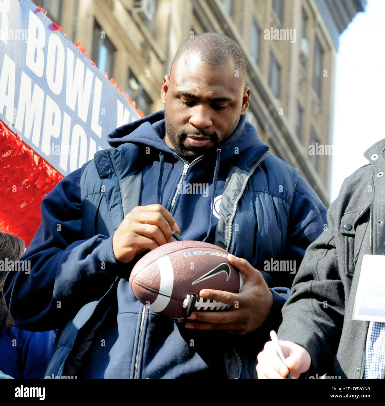 American football player Brandon Jacobs of the New York Giants New York ...