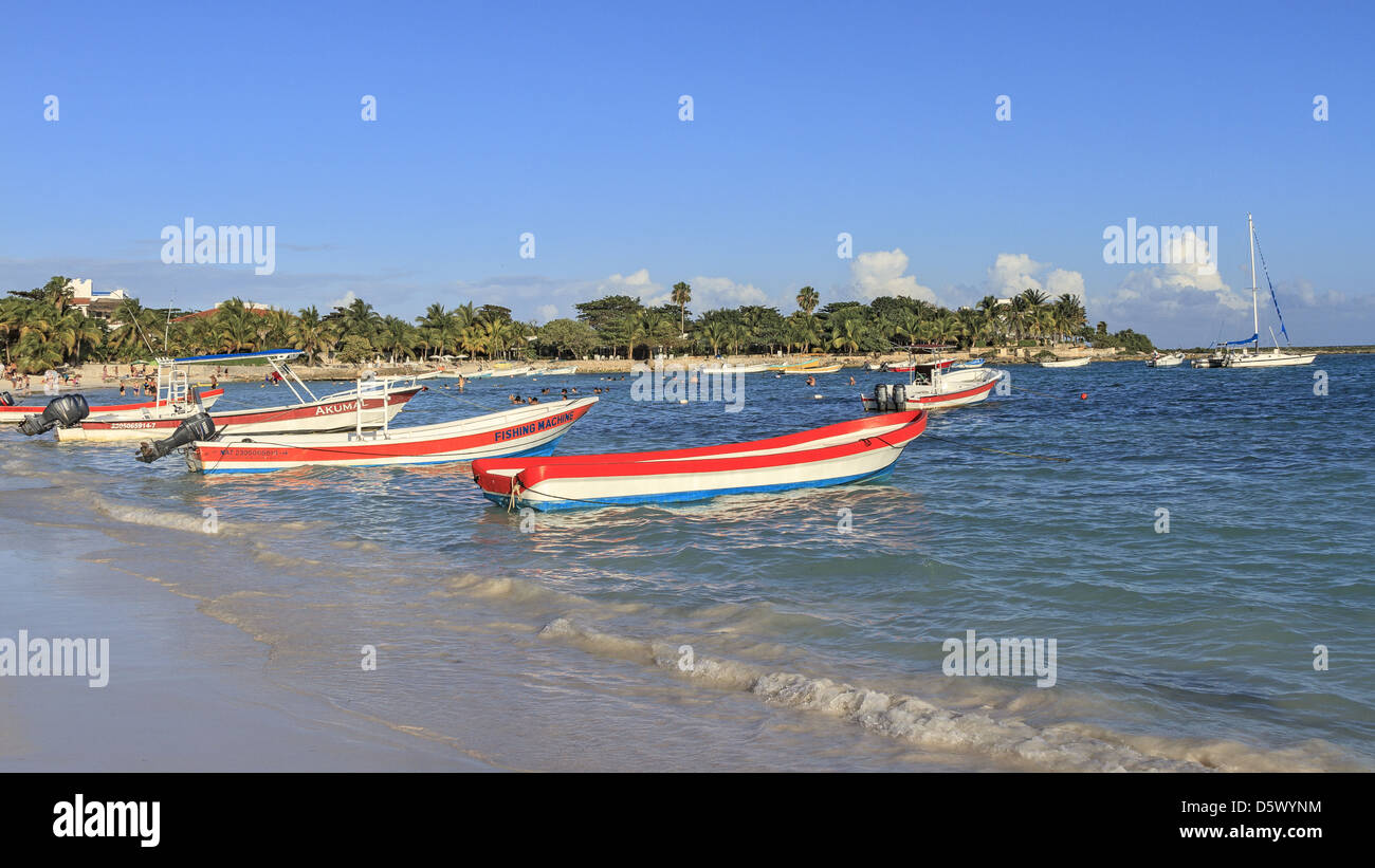 Beach Scene Yucatan Mexico Stock Photo - Alamy
