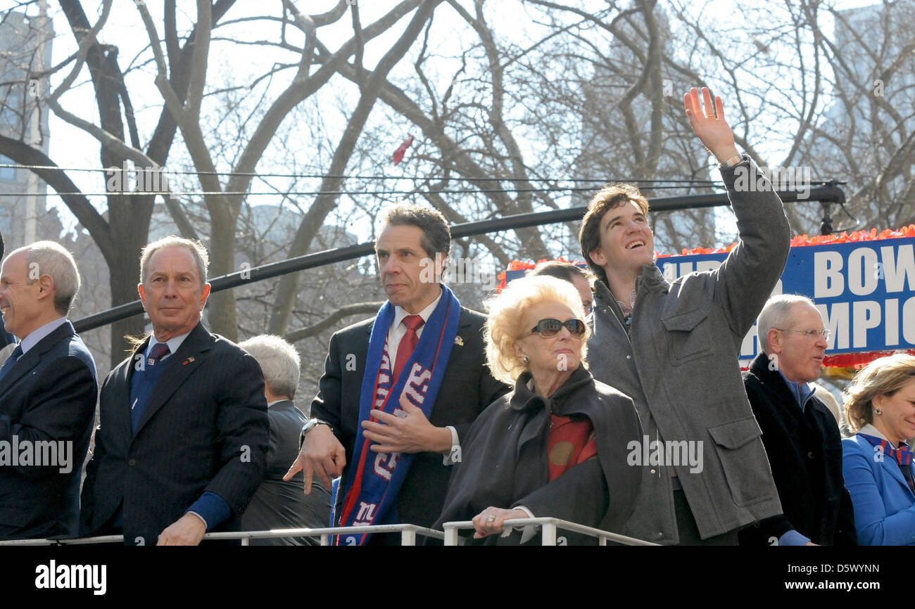 Mayor of New York City Michael Bloomberg, Governor of New York Andrew ...