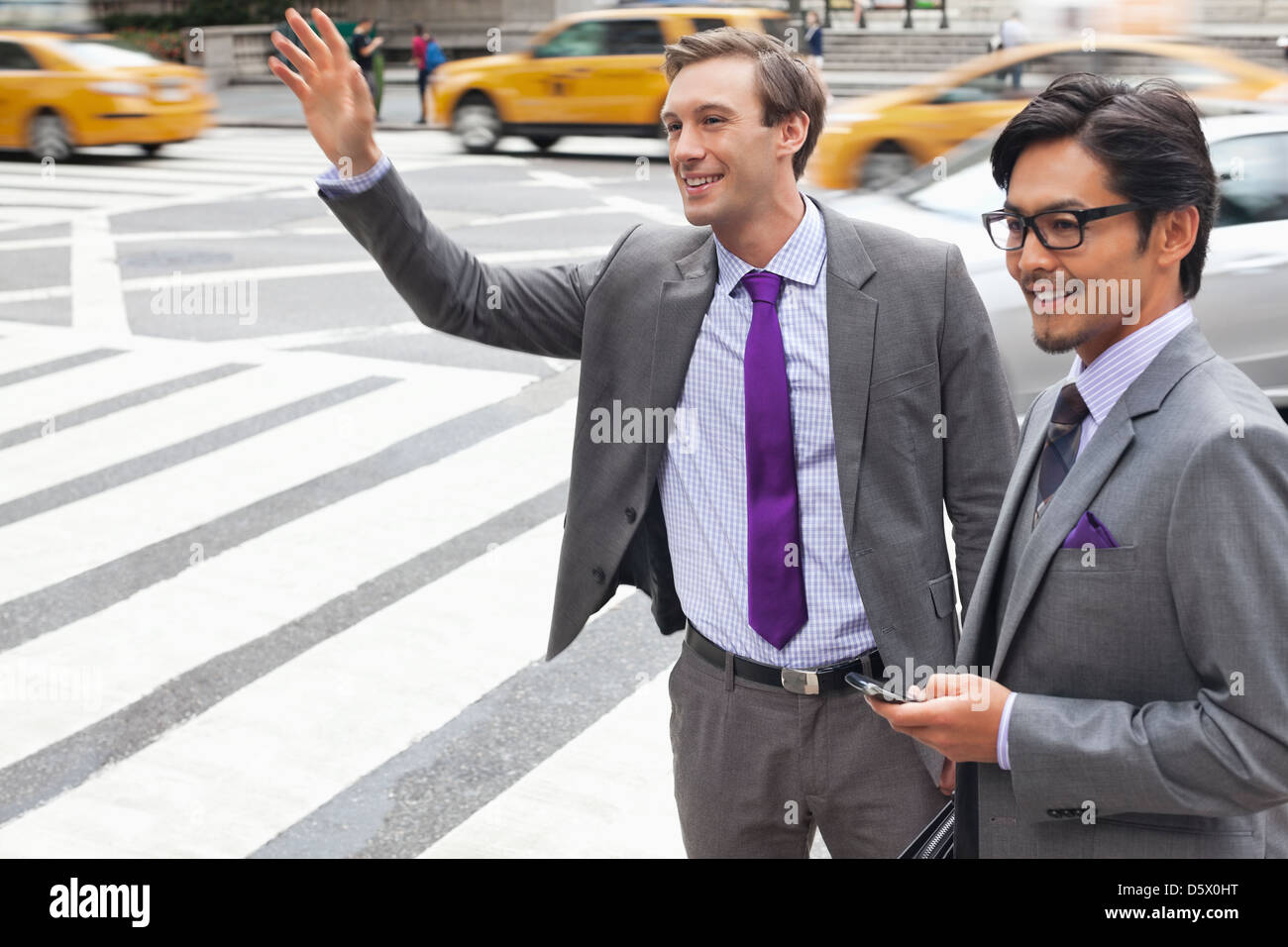 Man waving arms street hi-res stock photography and images - Alamy