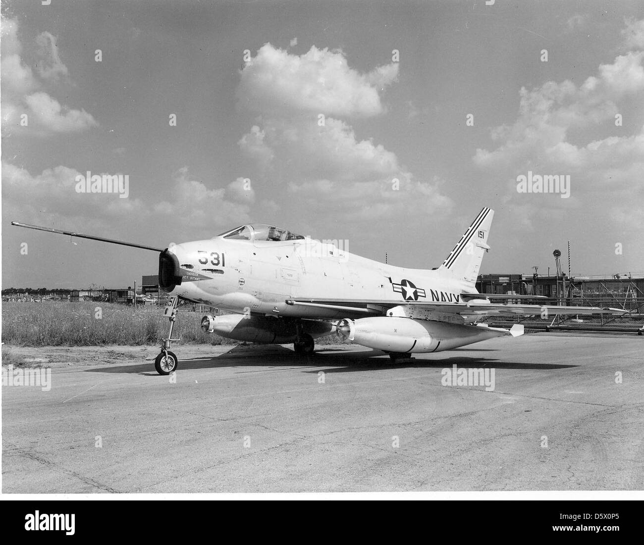 The North American FJ-4 Fury is a carrier-based jet fighter used by the ...