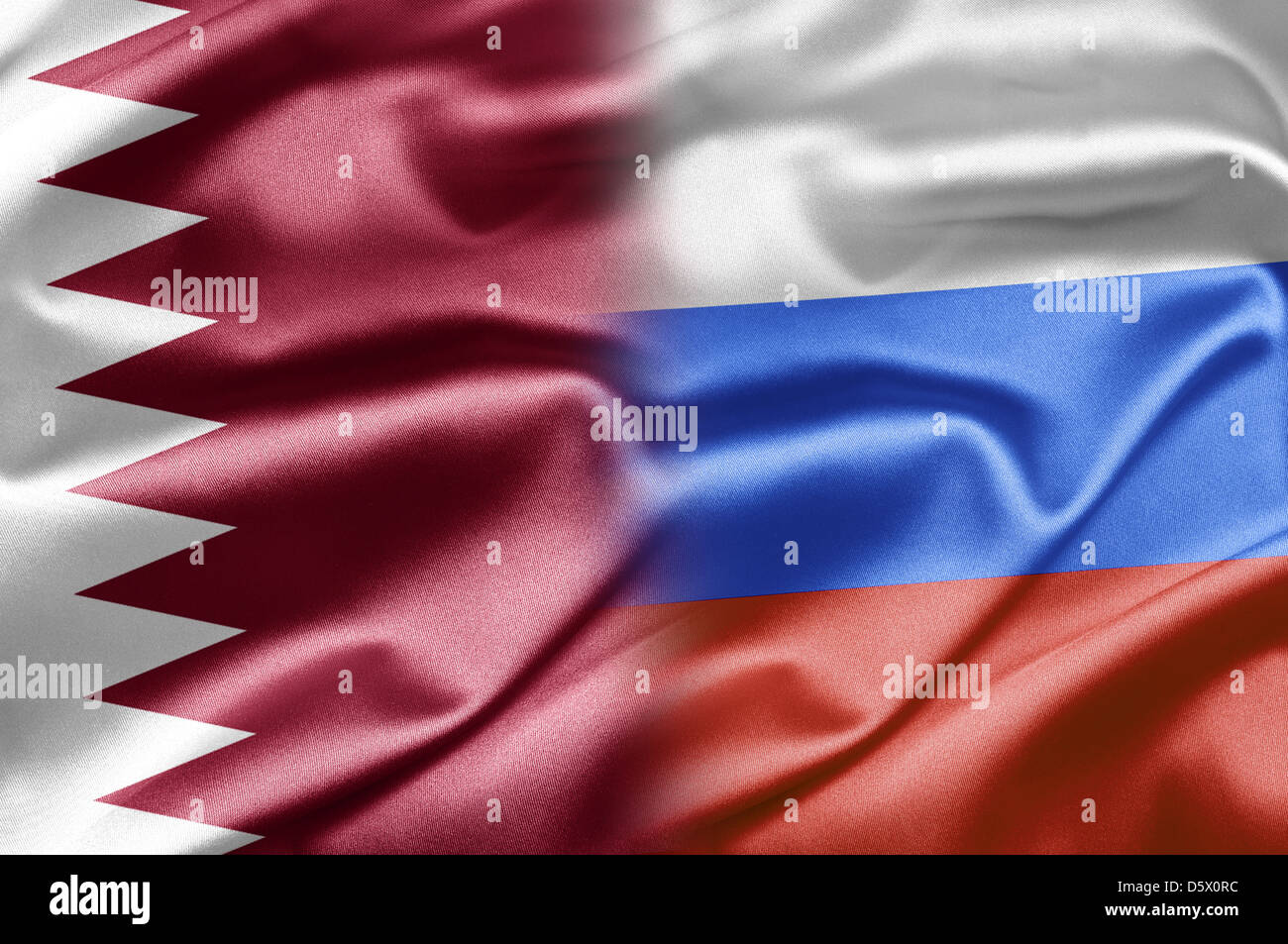 Qatar russia flag hi-res stock photography and images - Alamy