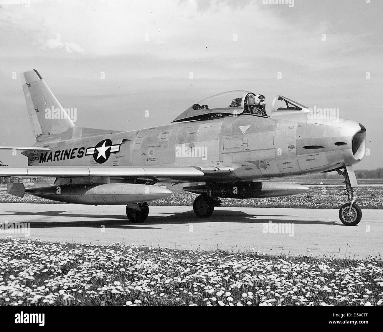 North American FJ-2 "Fury" of NATC at the North American Aviation, Inc ...