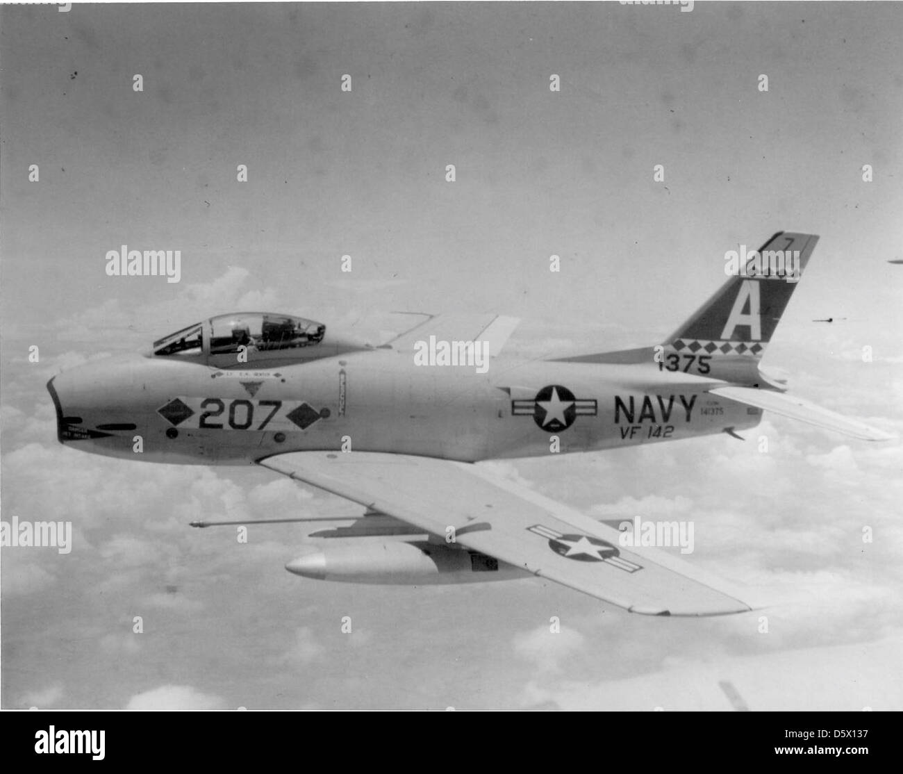 The North American FJ-3M 'Fury' is a carrier-based jet fighter used by ...