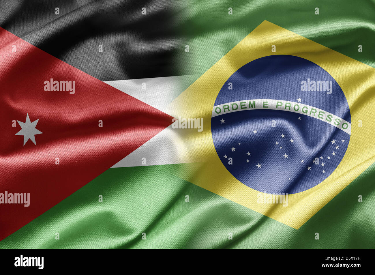 Jordan brazil flag hi-res stock photography and images - Alamy