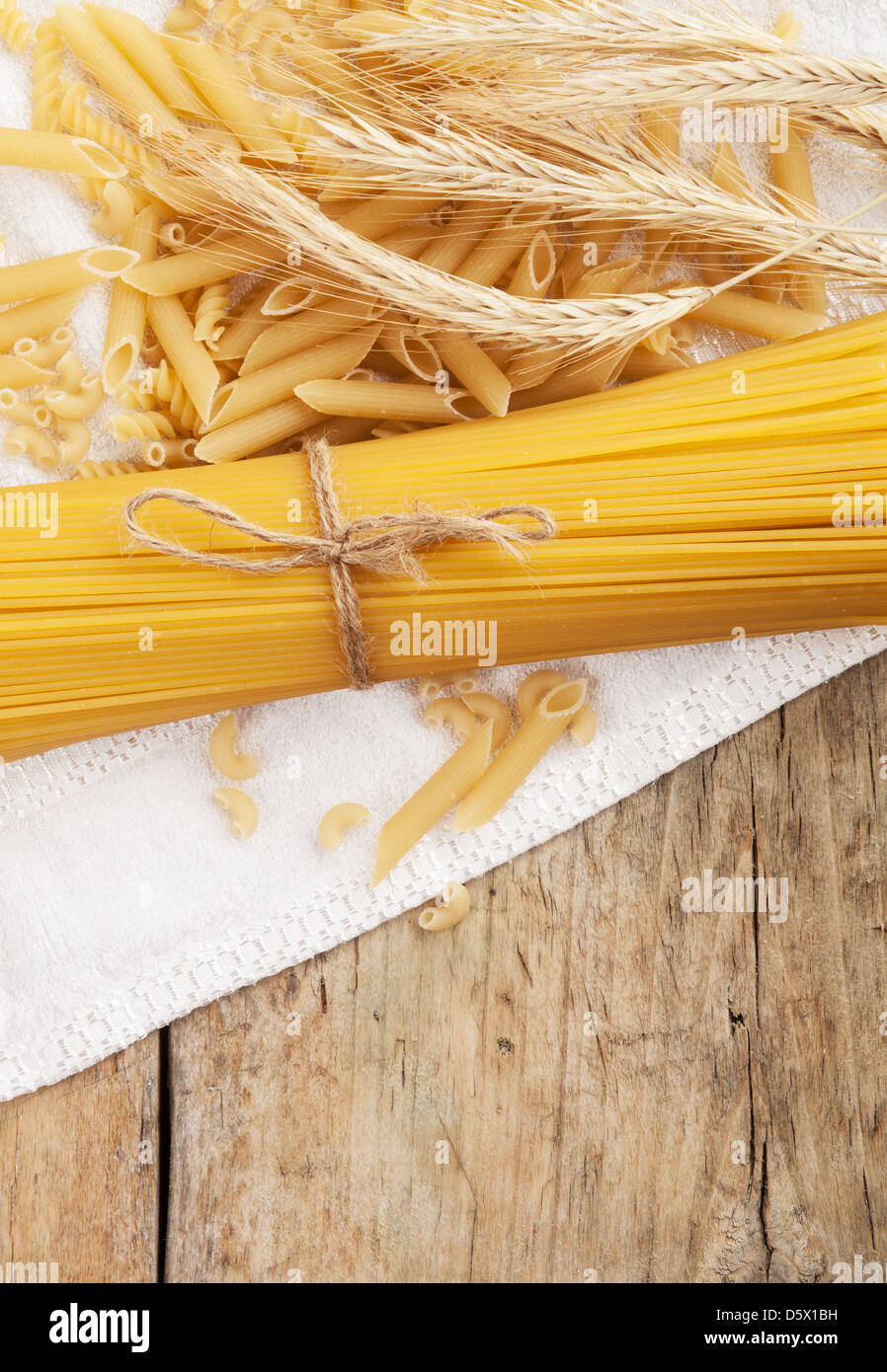 Uncooked pasta hi-res stock photography and images - Alamy