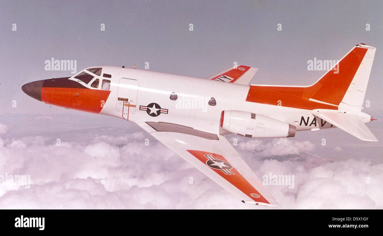 The North American Rockwell T-39D Sabreliner is a twin-engine, jet ...