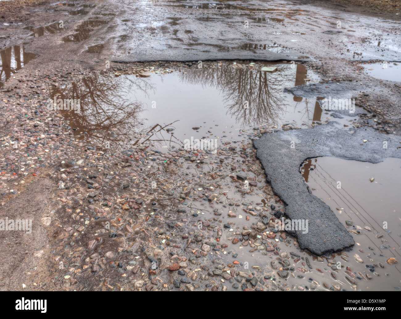Pothole in road hi-res stock photography and images - Alamy