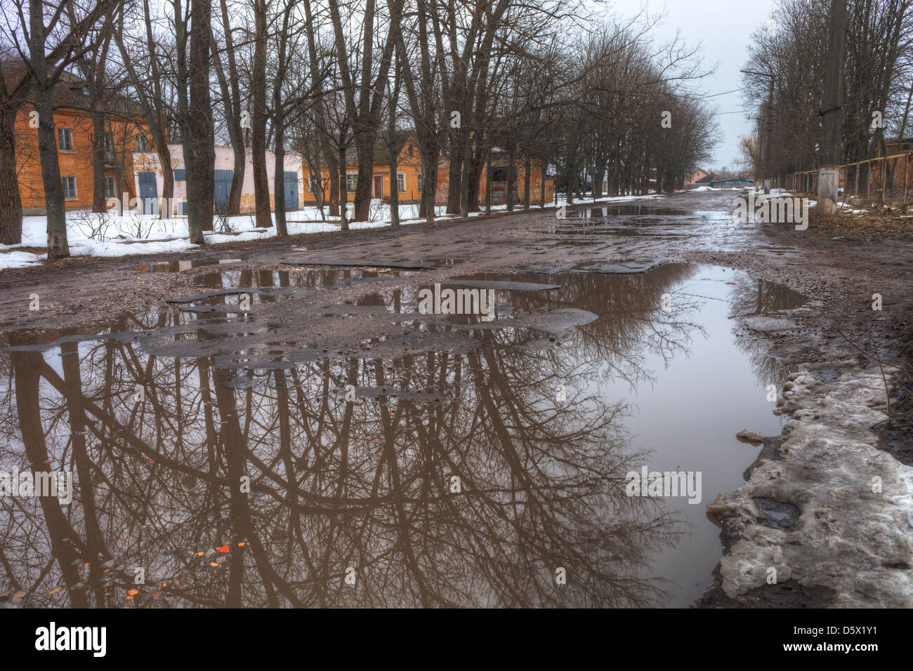 Pothole In Road High Resolution Stock Photography and Images - Alamy