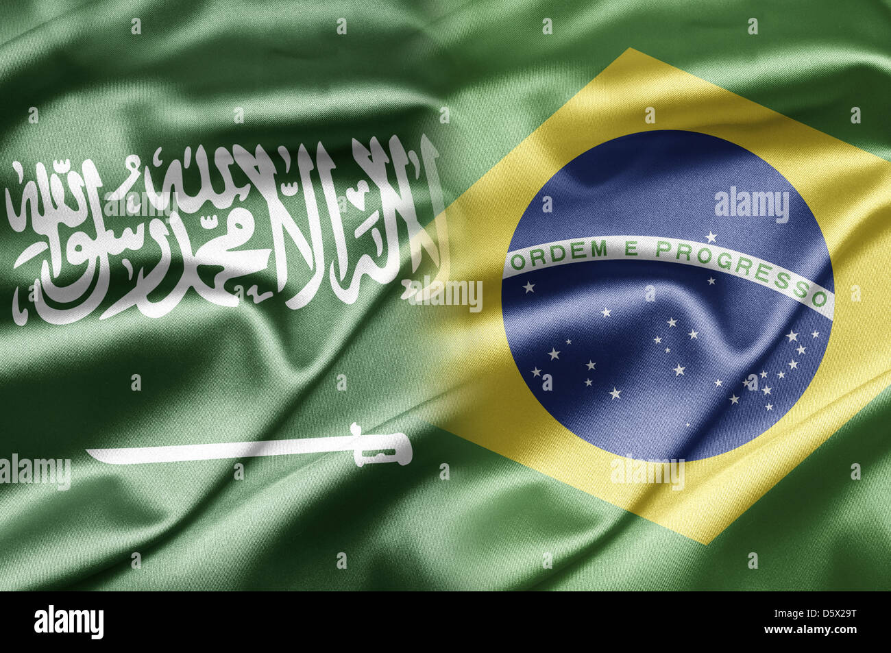 Saudi Arabia and Brazil Stock Photo - Alamy