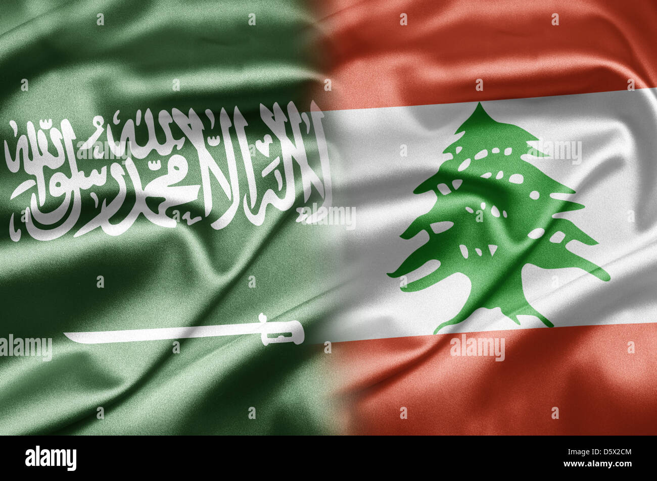 Saudi arabia lebanon flag hi-res stock photography and images - Alamy