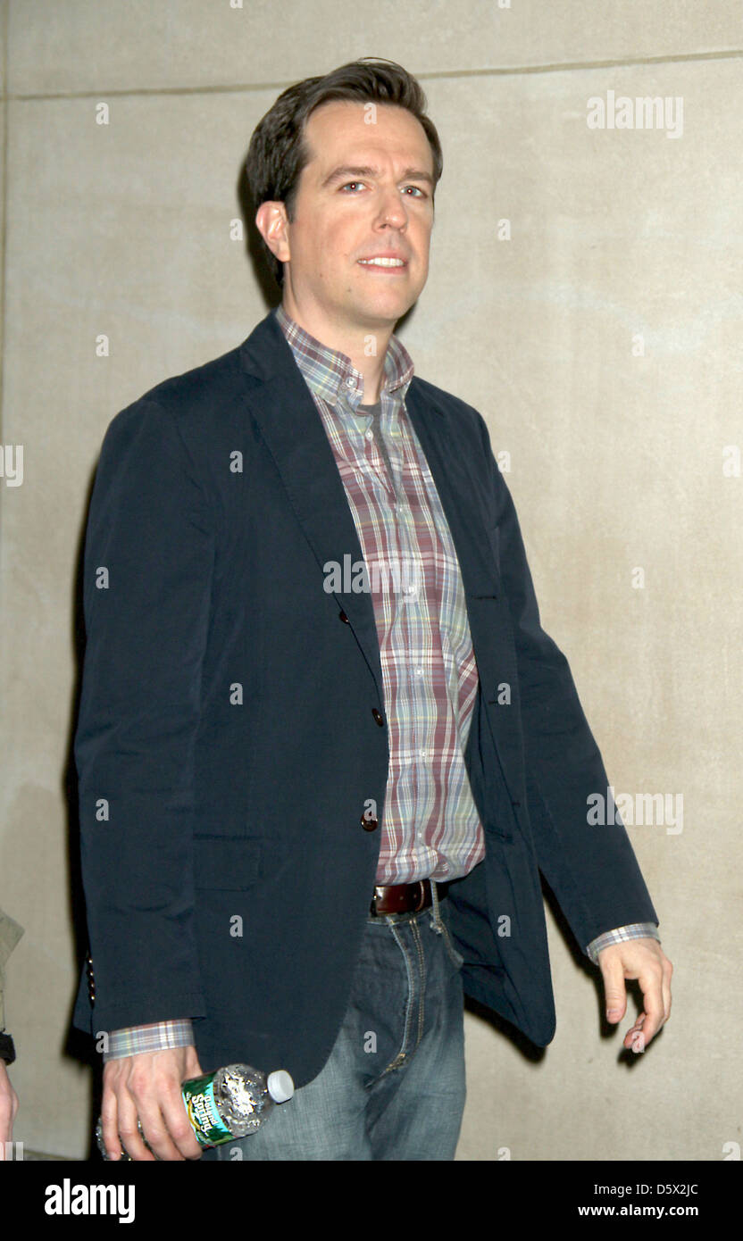 Ed Helms Celebrities arrive at NBC Studios for the 'Today' show New ...