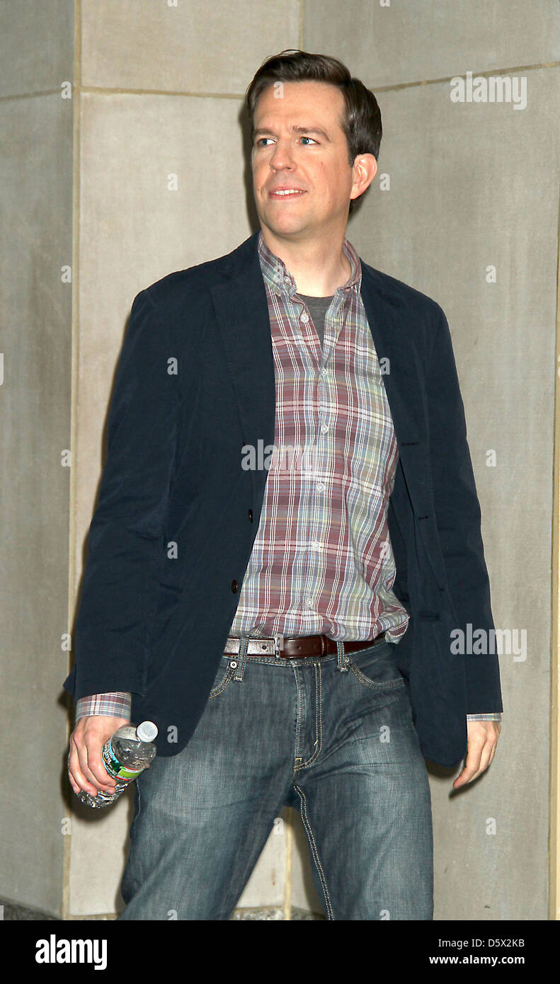 Ed Helms Celebrities arrive at NBC Studios the 'Today' show New York ...