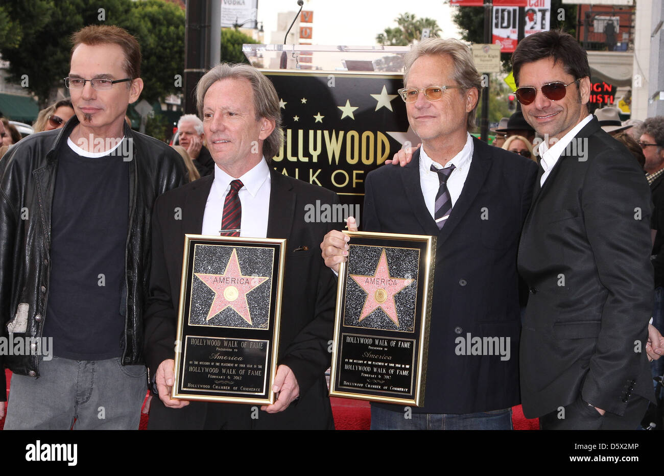 Billy Bob Thornton, Dewey Bunnell, Gerry Beckley, John Stamos The group ...