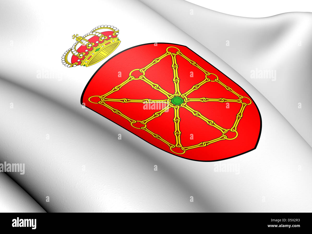 Navarra Coat of Arms Stock Photo - Alamy