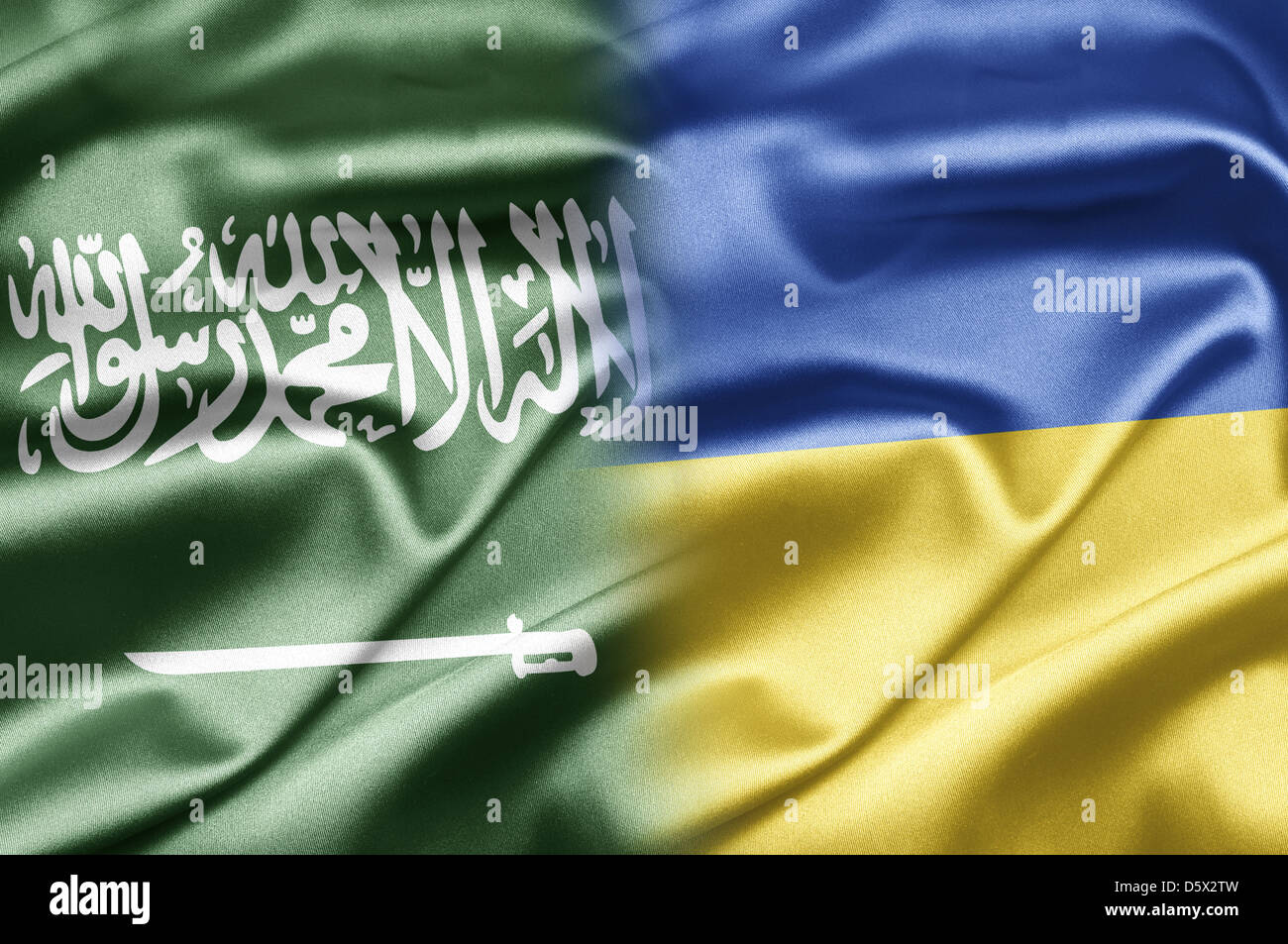 Saudi Arabia and Ukraine Stock Photo - Alamy