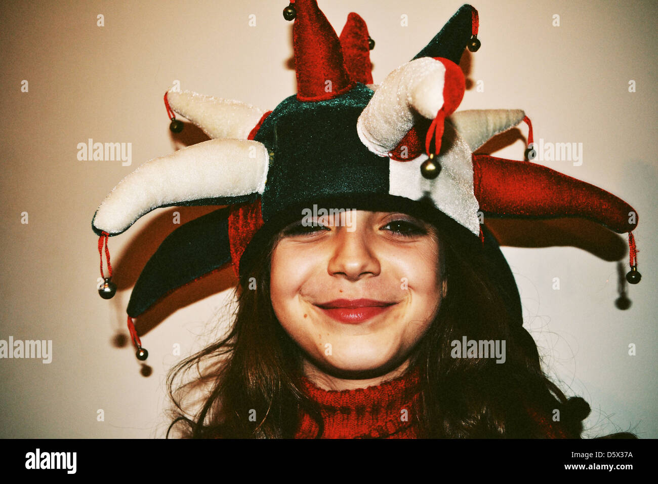 Wearing welsh colors with pride Stock Photo - Alamy