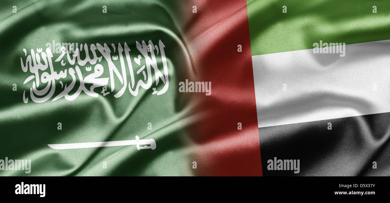 Emirates saudi arabia flag hi-res stock photography and images - Alamy