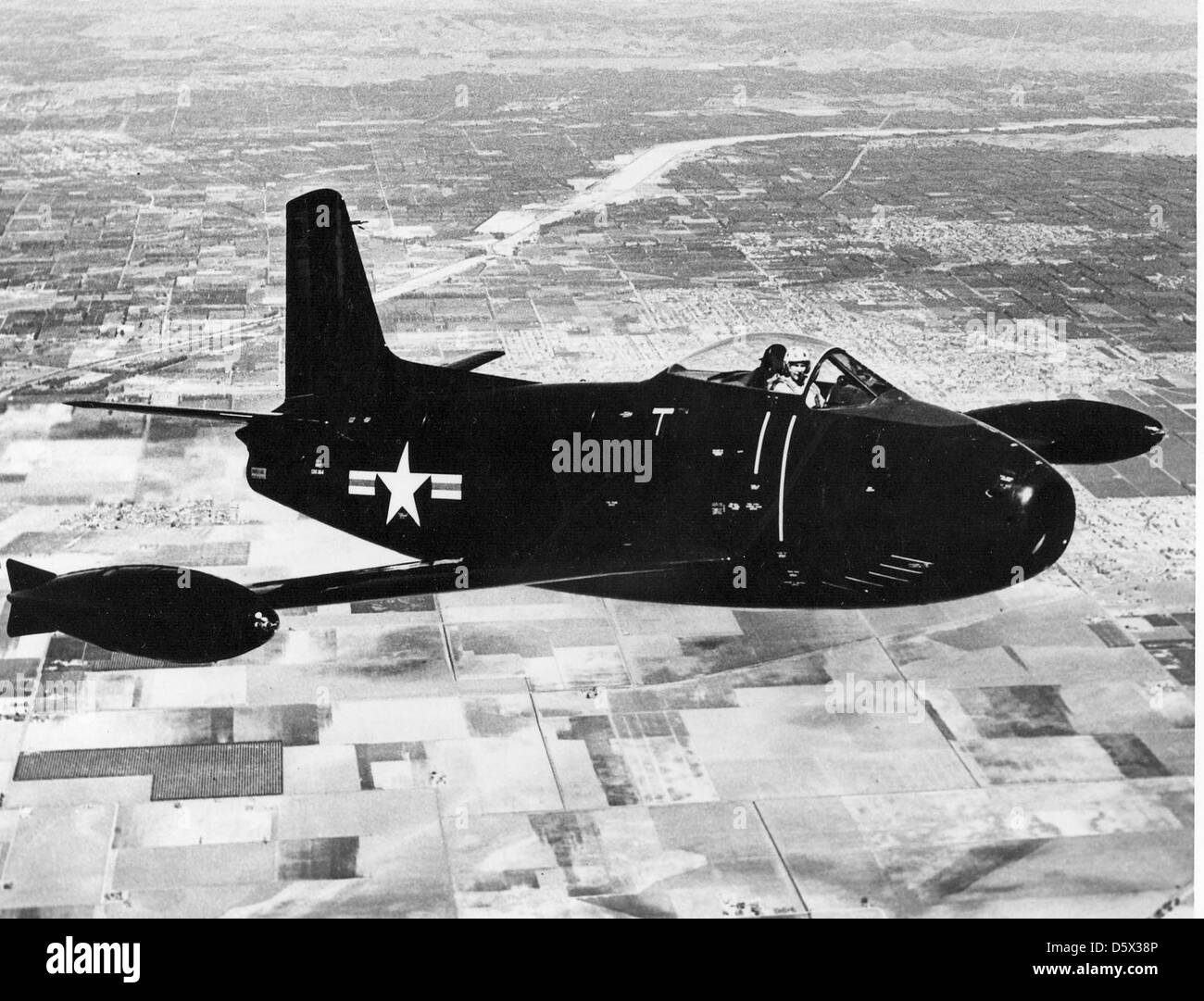 The North American FJ-1 Fury, the first jet fighter to serve in the U.S ...