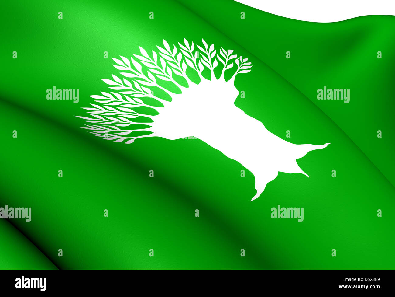 Flag of Wesel Kreis Stock Photo - Alamy