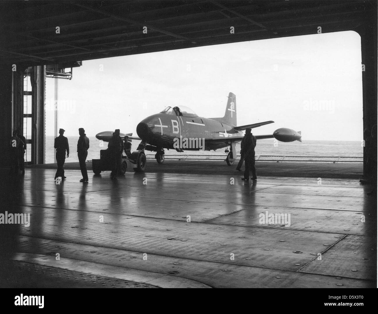 The North American FJ-1 'Fury' was the first carrier-based jet fighter ...