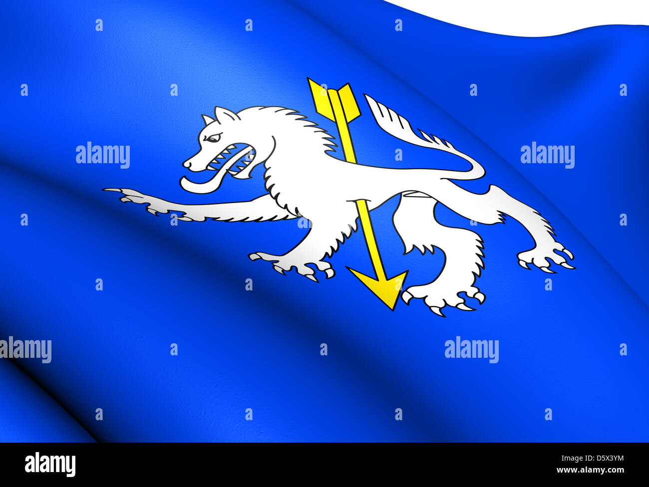 Flag of Wolfenschiessen Stock Photo - Alamy