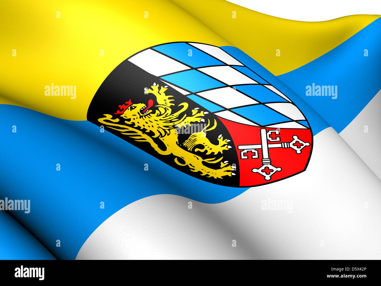 Flag of Upper Palatinate Stock Photo - Alamy