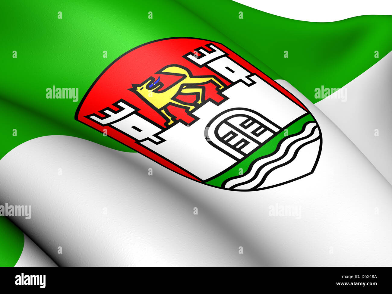 Flag of Wolfsburg Stock Photo - Alamy