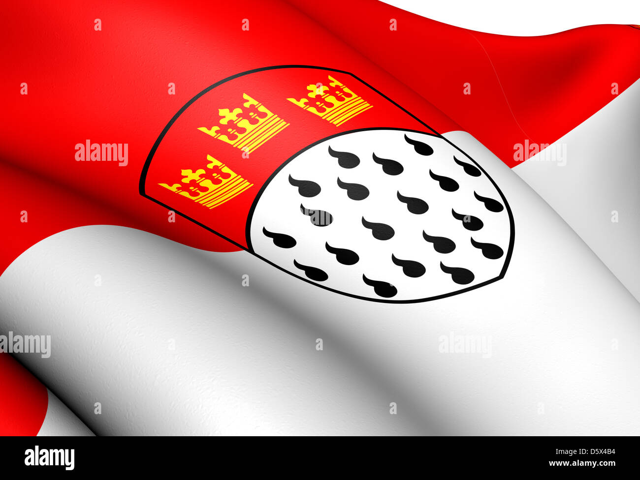 Flag of Cologne Stock Photo - Alamy