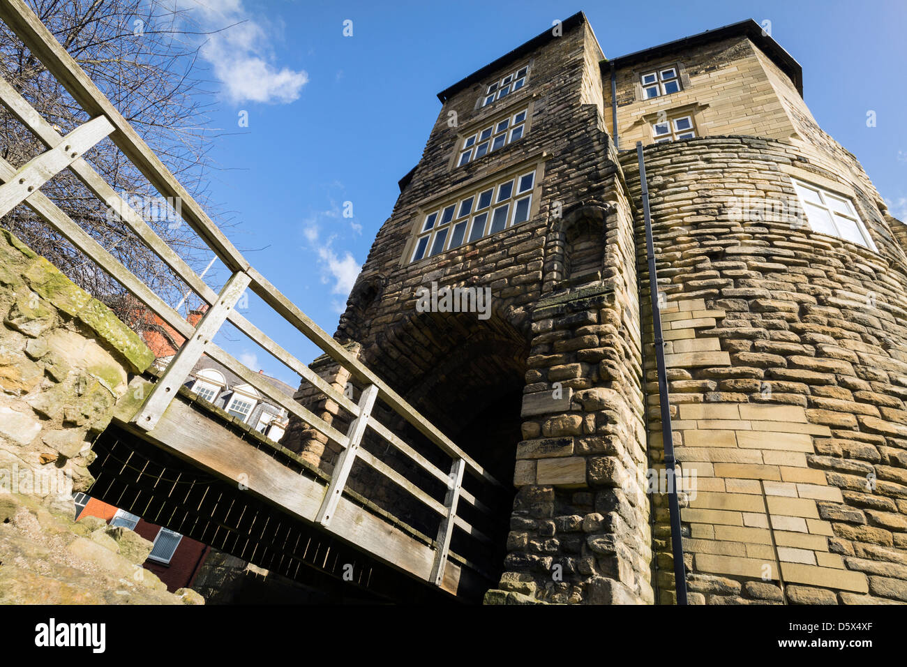 Newcastle Keep. The Castle is a medieval fortification in England ...